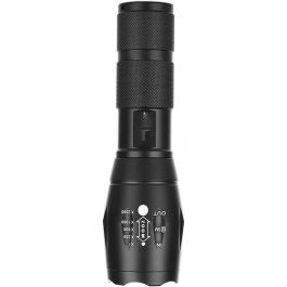 Torcia LED Potente Professionale Ricaricabile, con 5 Modalità di ...