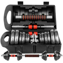 Set Manubri con Bilanciere Regolabile 20 kg – Ideale per Sollevamento ...